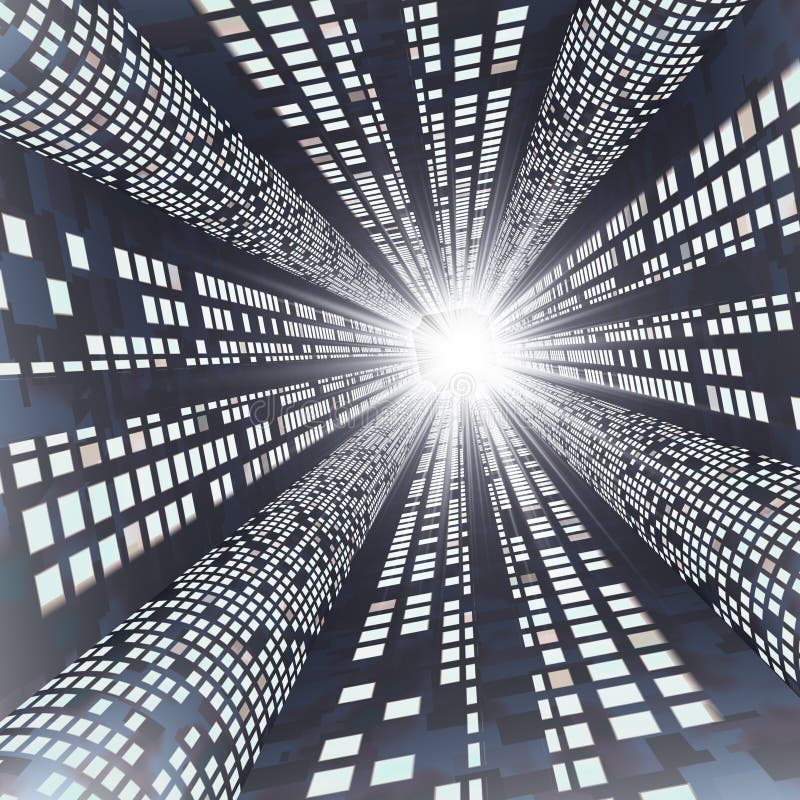 High Speed Information Highway Stock Illustration - Illustration of ...