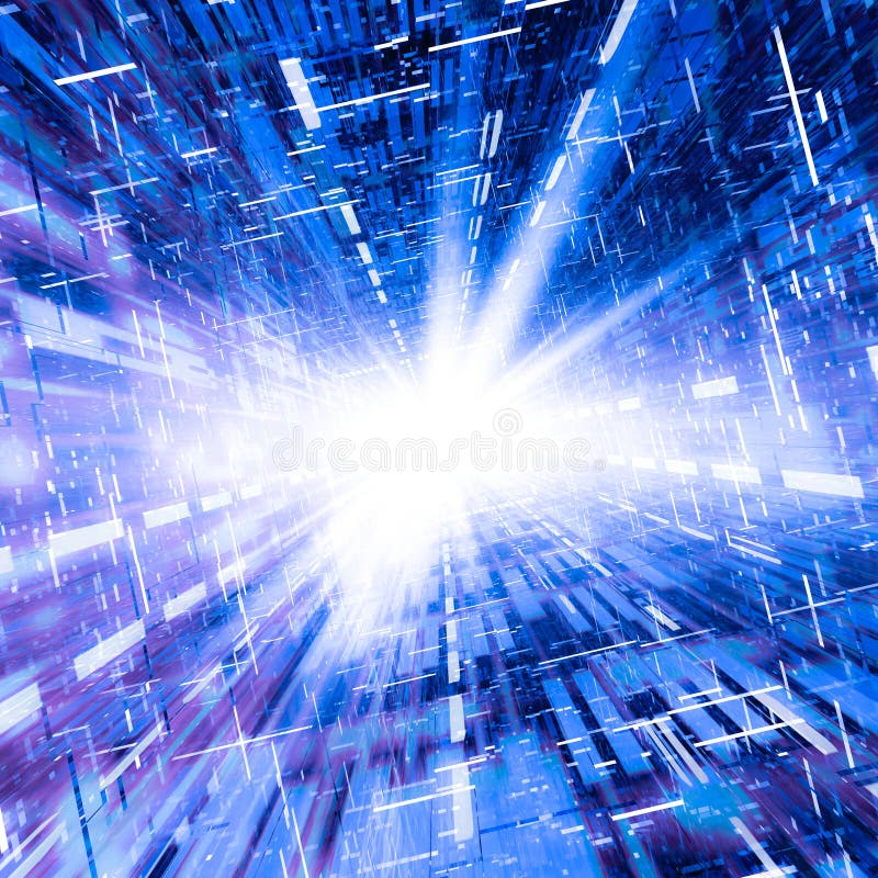 Abstract - High Speed Information Highway Stock Illustration ...