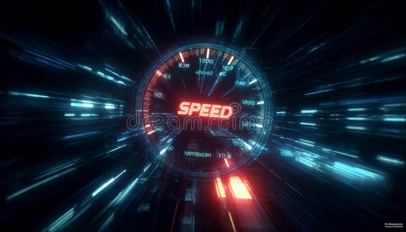 High-Speed Internet Connection Showcased in Cybernetic Panel Revealing ...