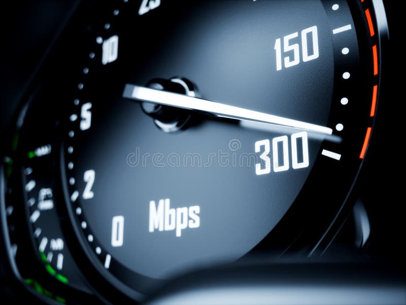 High Speed Internet Connection Speedometer and Internet Connection ...