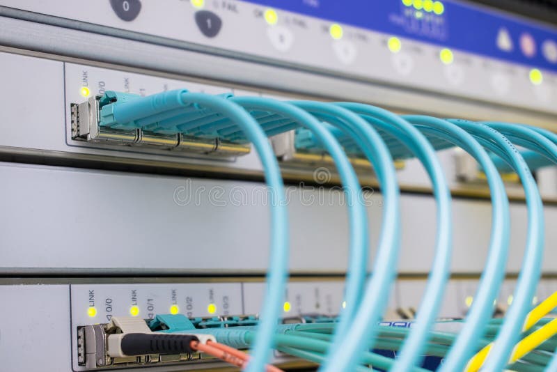 High-speed Internet Switch Interfaces are in the Server Room. the Main ...
