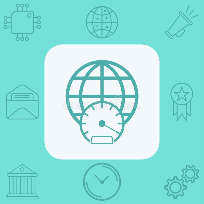 High Speed Internet Vector Icon Sign Symbol Stock Vector - Illustration ...