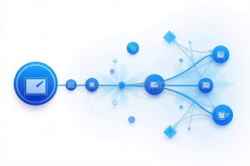 High-Speed Internet Visualization Stock Illustration - Illustration of ...