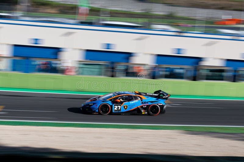 High-speed Lamborghini Racing on Track Editorial Photo - Image of ...