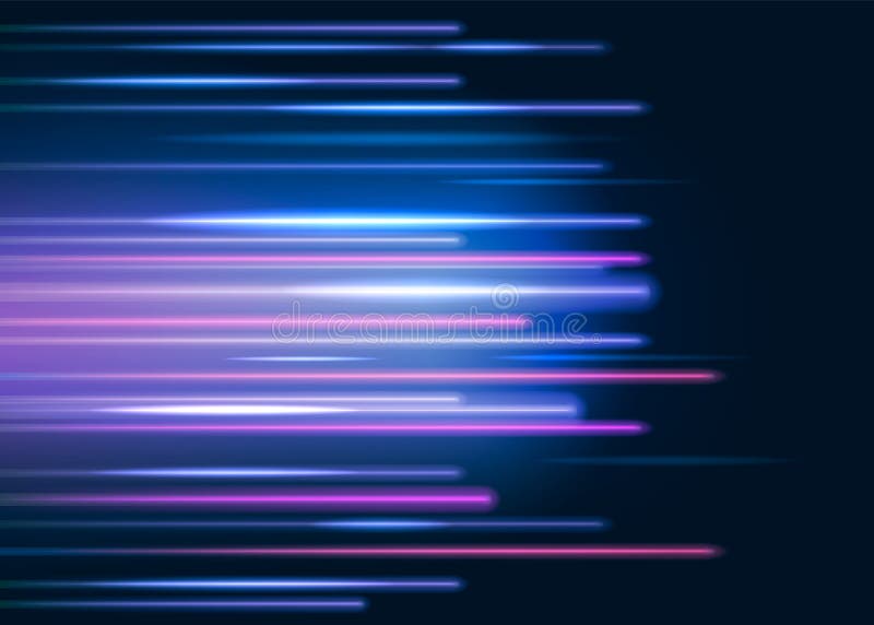 High Speed Movement Design. Hi-tech Technology Background Stock Vector ...