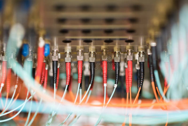 High-speed Networking Equipment, Close-up Stock Image - Image of rj45 ...