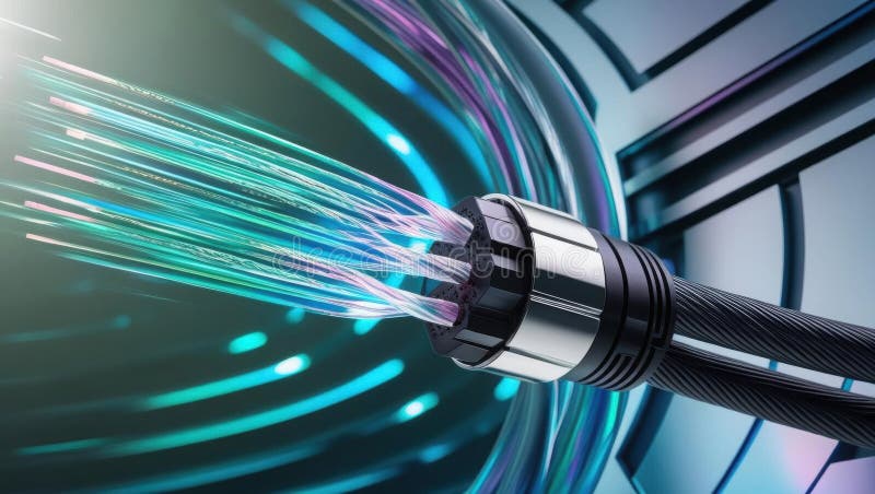 High Speed Optical Cable with Iridescent Bandwidth Flow Creates Cyber ...