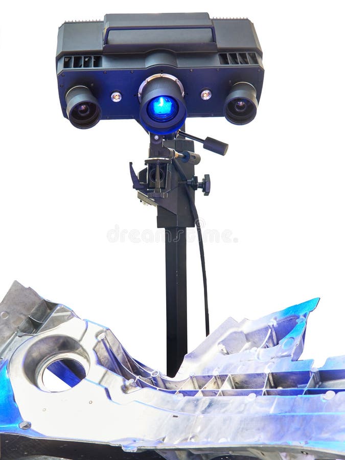 High Speed Optical 3D Measuring Systems Isolated White Stock Photo ...