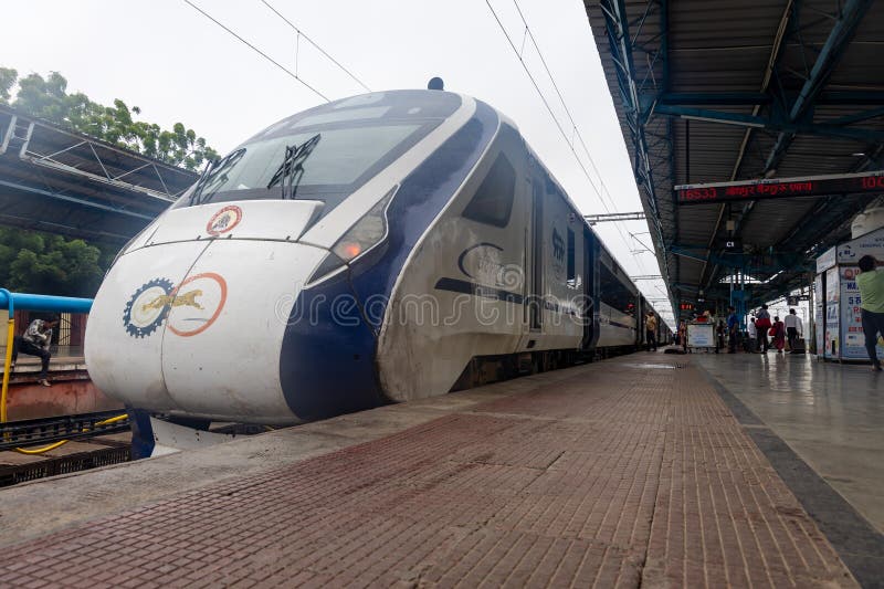 High Speed Passenger Train Standing at Platform during Daytime from ...