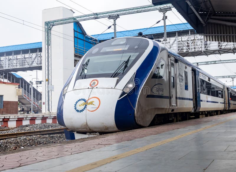 High Speed Passenger Train Standing at Platform during Daytime from ...