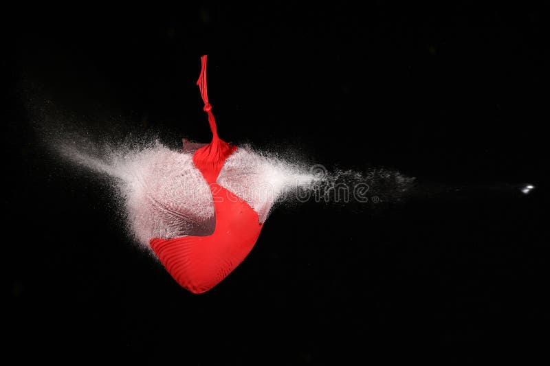 High Speed Photography Air Balloon Explosion Stock Photo - Image of ...