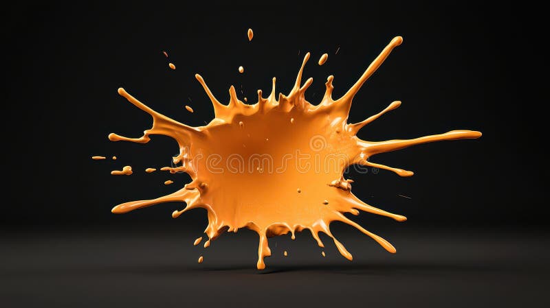 High-speed Photography Captures the Dramatic Impact of an Orange Liquid ...