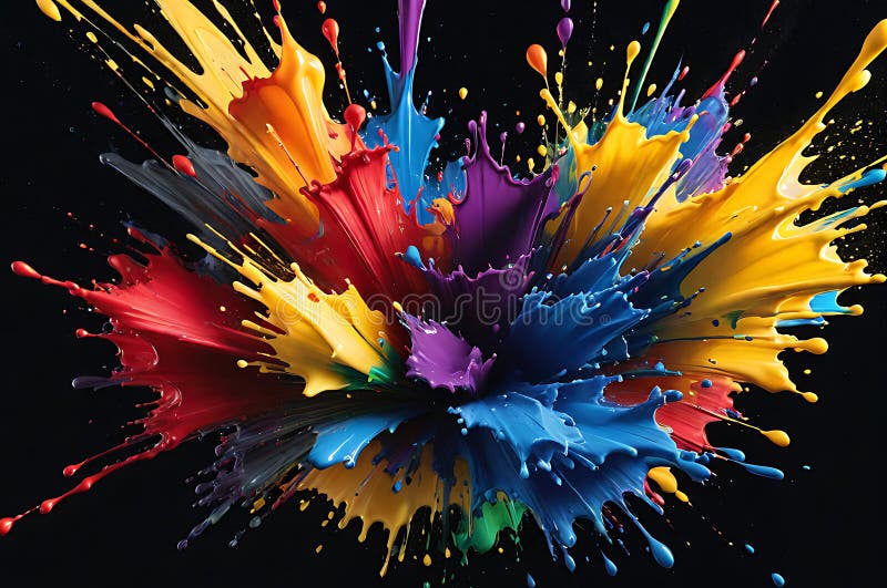 High-Speed Photography Captures a Vibrant Array of Paint Splashes ...