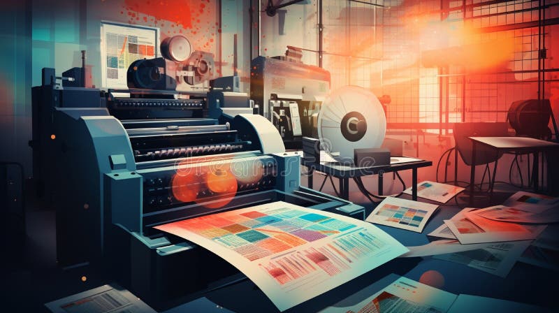 A High-speed Printer Processing Numerous Reports, Charts, and Graphs ...