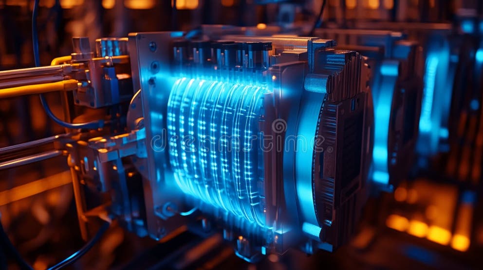 High-Speed Pulse Transformer Inside Advanced Electrical Setup Stock ...