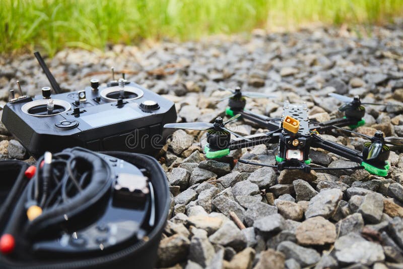 High Speed Racing Quadcopter for Flight Stock Image - Image of hobby ...