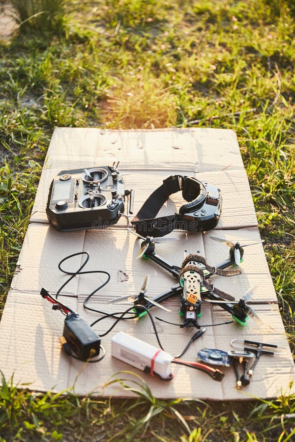 High Speed Racing Quadcopter for Flight Stock Image - Image of quad ...