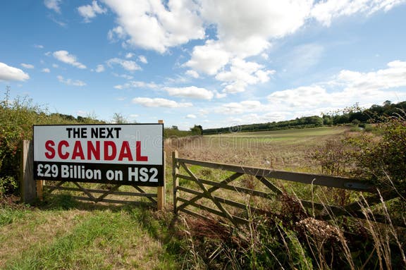 High Speed Rail sign editorial stock photo. Image of countryside - 20862318