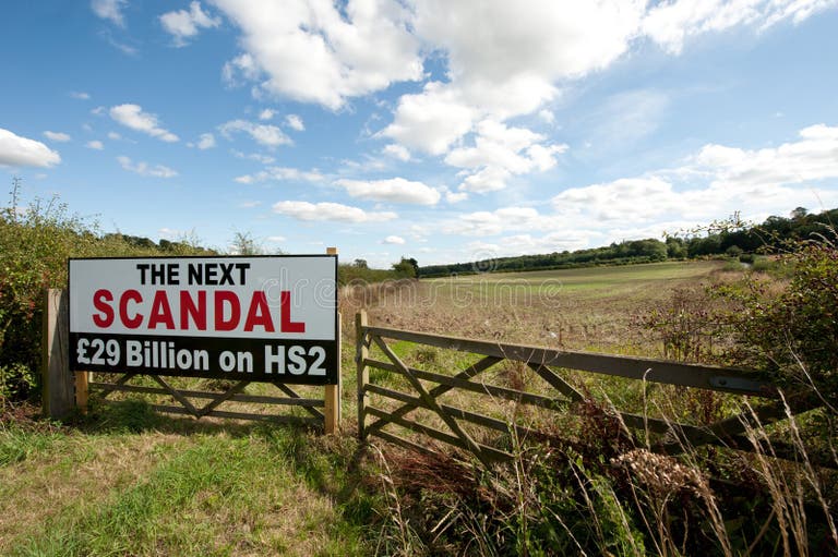 High Speed Rail sign editorial stock photo. Image of countryside - 20862318