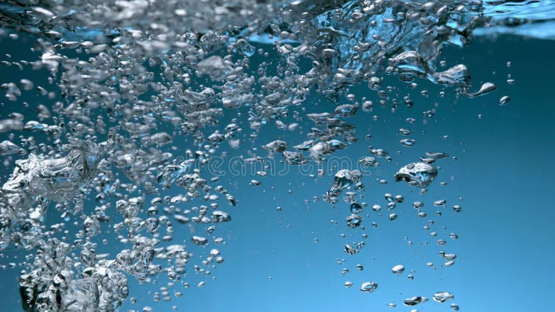 High Speed Shooting, Natural Gushing, Clear, Mineral Water, Bubbles ...