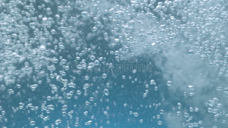 High Speed Shooting, Natural Gushing, Clear, Mineral Water, Bubbles ...