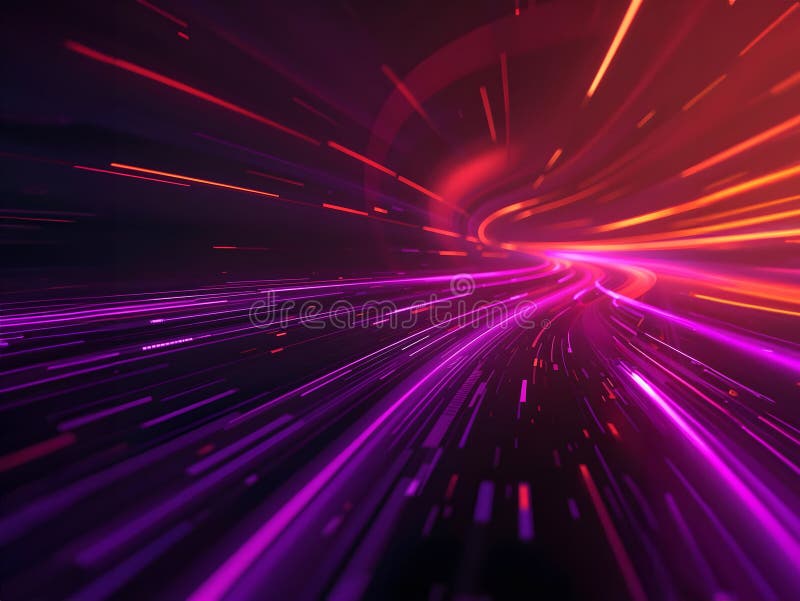 High speed technology stock illustration. Illustration of particle ...