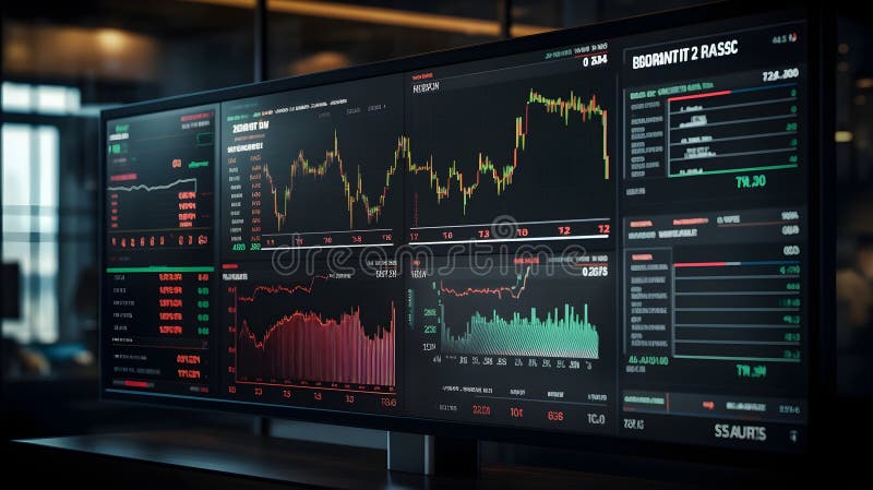 High-speed Trading Screens with Dynamic Charts and Graphs Stock ...