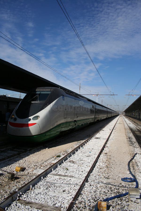 High speed train stock image. Image of track, train, railroad - 3264097