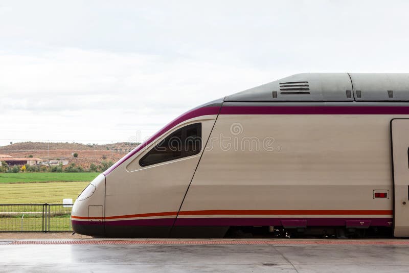 High-speed train car stock image. Image of transport - 164917929
