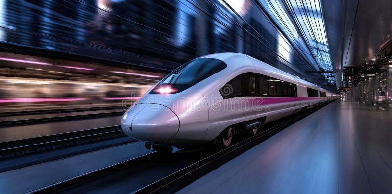 High-speed Train Depiction: Dynamic Motion, Modernized Appearance ...