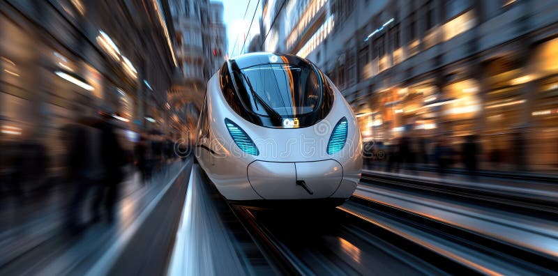 High-speed Train Depiction: Dynamic Motion, Modernized Appearance ...