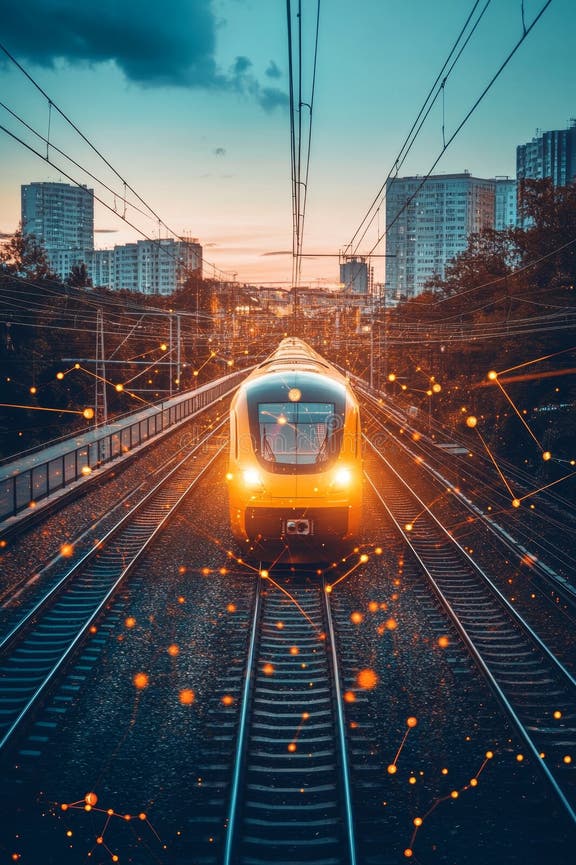 High-Speed Train with Digital Network Connectivity Over Smart City ...