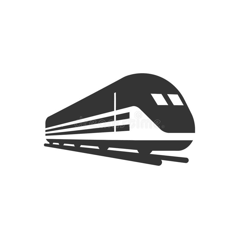 High speed train icon stock vector. Illustration of vector - 291960133