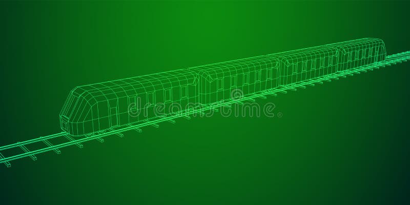 Subway Train Blueprint Stock Illustrations – 169 Subway Train Blueprint ...
