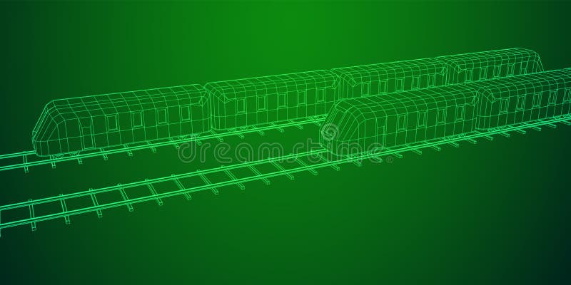Subway Train Blueprint Stock Illustrations – 169 Subway Train Blueprint ...