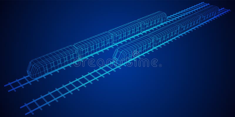 Subway Train Blueprint Stock Illustrations – 169 Subway Train Blueprint ...