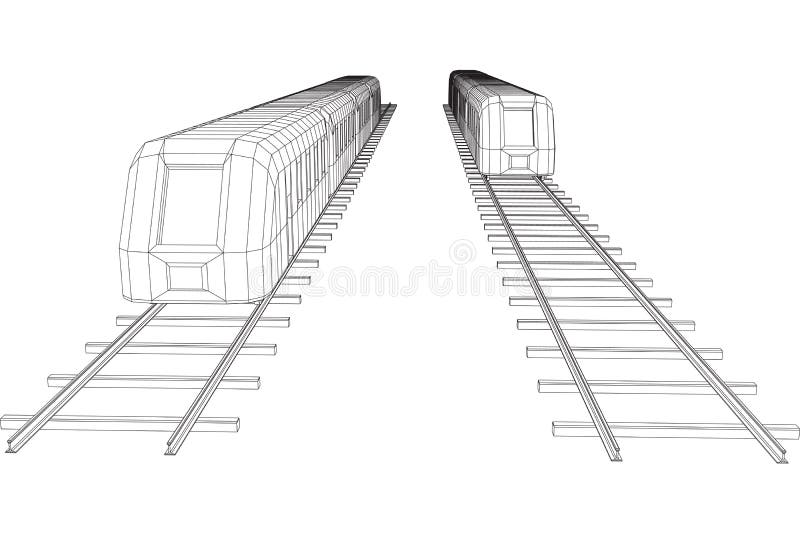 Subway Train Blueprint Stock Illustrations – 159 Subway Train Blueprint ...