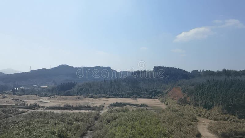 High Speed Train Passing through the Power Station Stock Video - Video ...