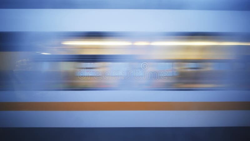 High Speed Train Passing by, Creating Motion Blur Stock Video - Video ...