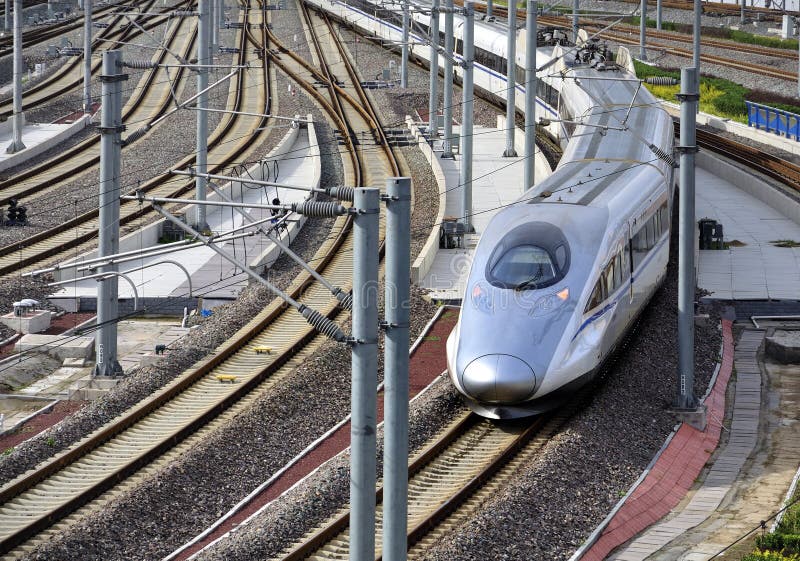 High Speed Train,Railway stock photo. Image of china - 21211178