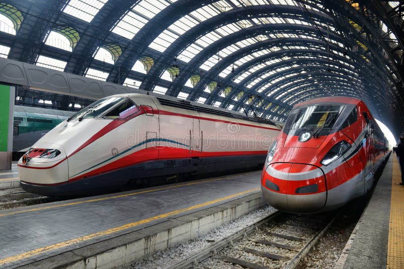 High-speed train stock photo. Image of railroad, editorial - 89596736