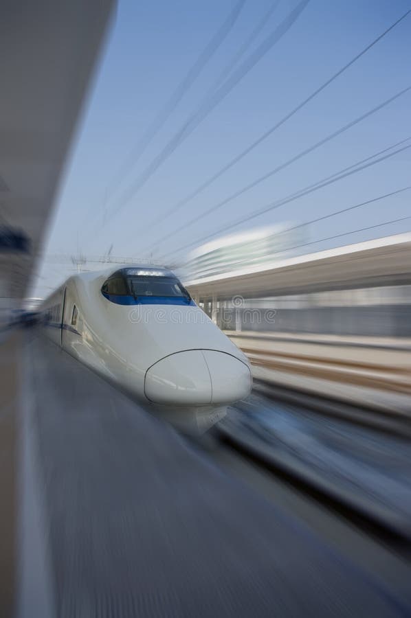 Very high-speed train stock photo. Image of business - 90743272