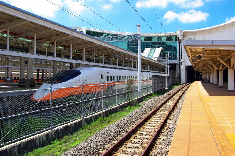 A High-speed Train in Station Stock Image - Image of ready, novel: 31078905