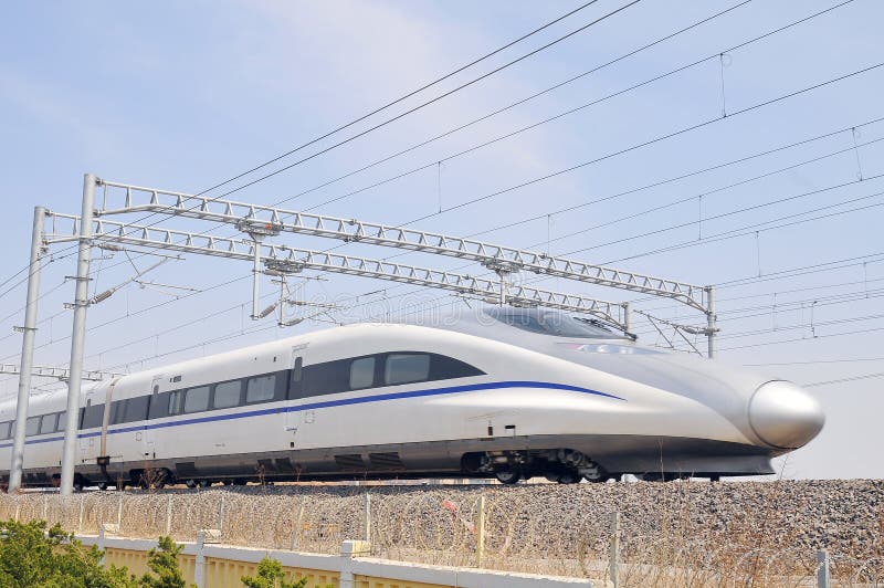 High speed train stock photo. Image of station, railway - 52623576