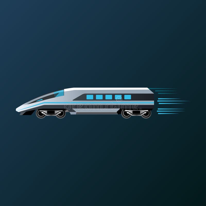 Modern Bullet Train Vector, Locomotive Logo Stock Vector - Illustration ...