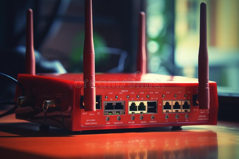 High-speed Wifi Modern Online Router. Generate Ai Stock Photo - Image ...