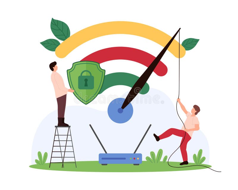 High Speed Wireless Internet Connection Test, WIFI Access Security for ...