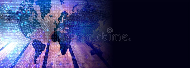 High Speed. World Map Abstract Technology Background Concept.Speed ...