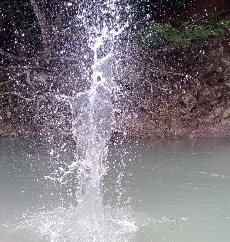 High Splash of Water in the River Which is Very Stunning Stock Photo ...