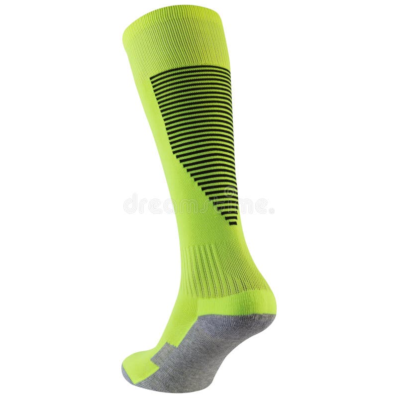 High Sports Light Green Gaiters or Socks, with a Compression Effect, on ...